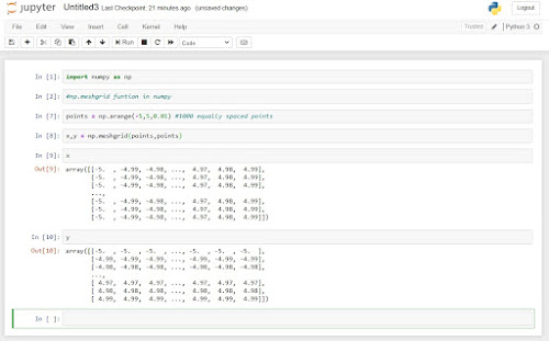 🐍 Python And Its Libraries 🐍 Meshgrid And Where Functions In Numpy