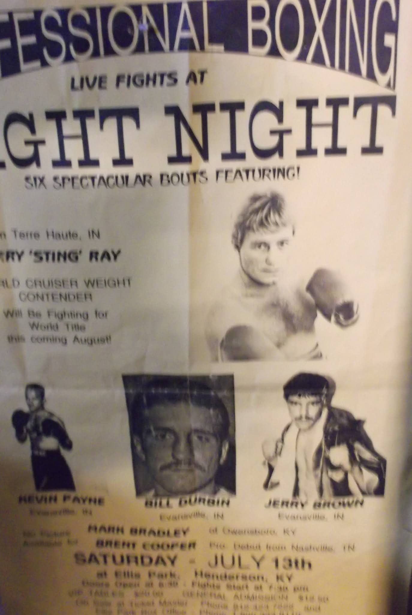 THE BOXING GURU'S HALL-OF-FAVORITES: JERRY BROWN