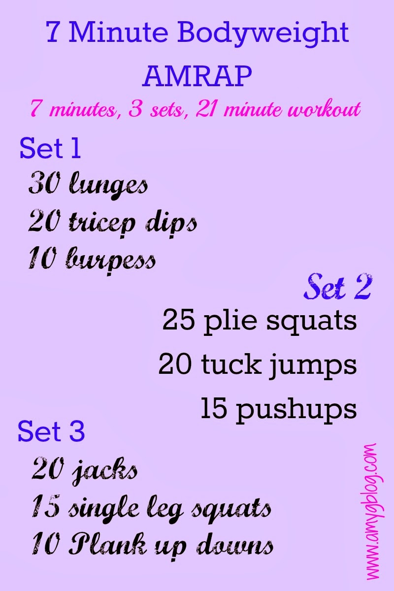 Fitness Friday: As many rounds as possible. - Amy's Balancing Act