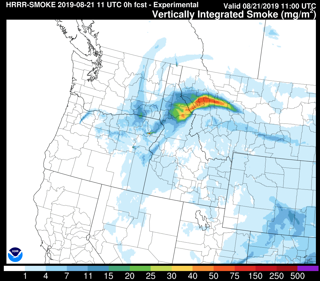 Idaho Smoke Information: 2019