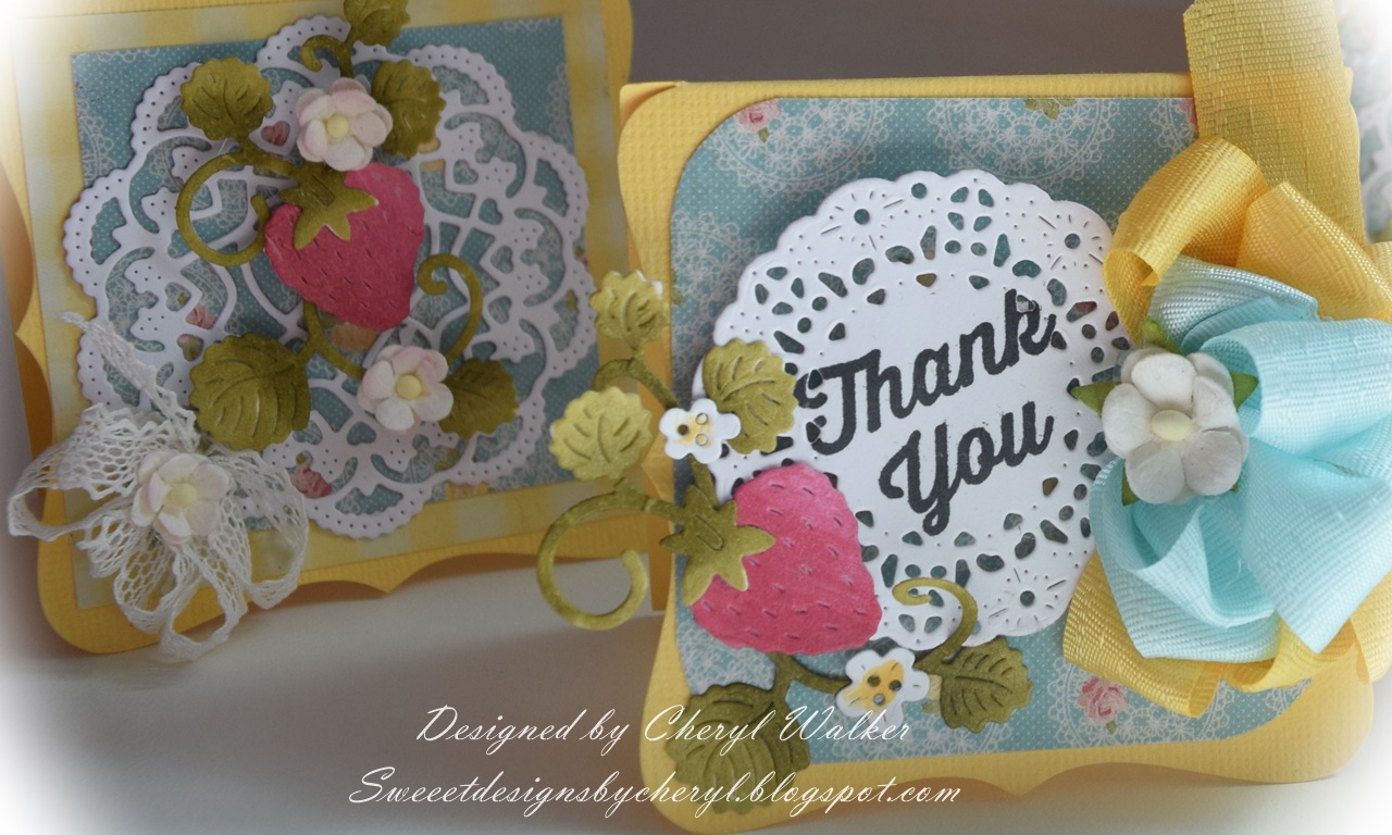 Really Reasonable Ribbon Blog: Mini Thank you cards with Really ...