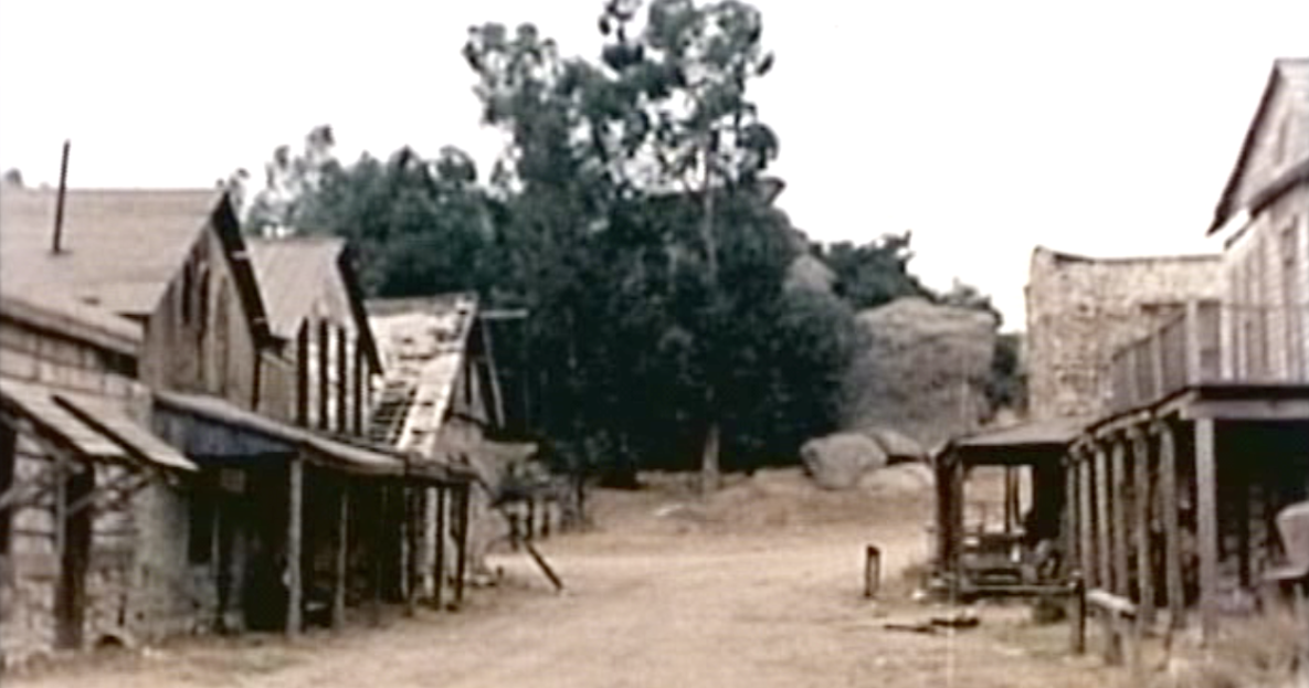 Iverson Movie Ranch: The Iverson Movie Ranch Western street, one ...