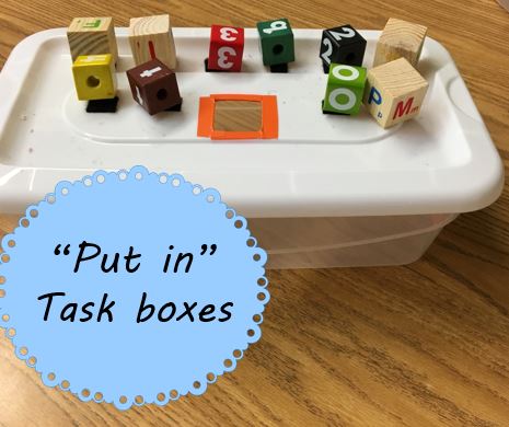 Little Miss Kim's Class: Put In Task Boxes in Special Education
