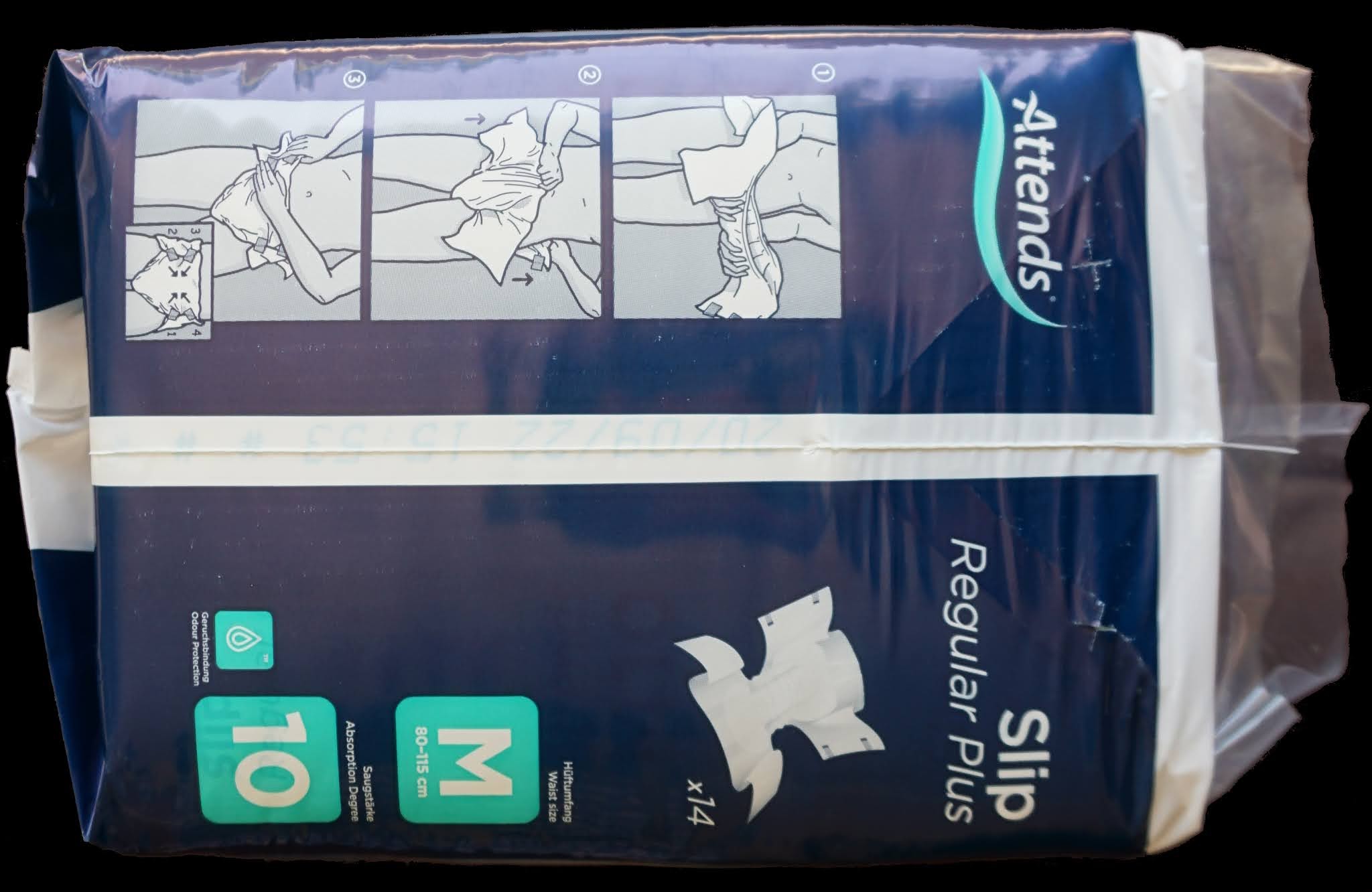 Diaper Metrics: Attends Slip Regular Plus 10 Adult Diaper Review