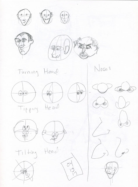 Scribbling With Spirit: Practicing Faces