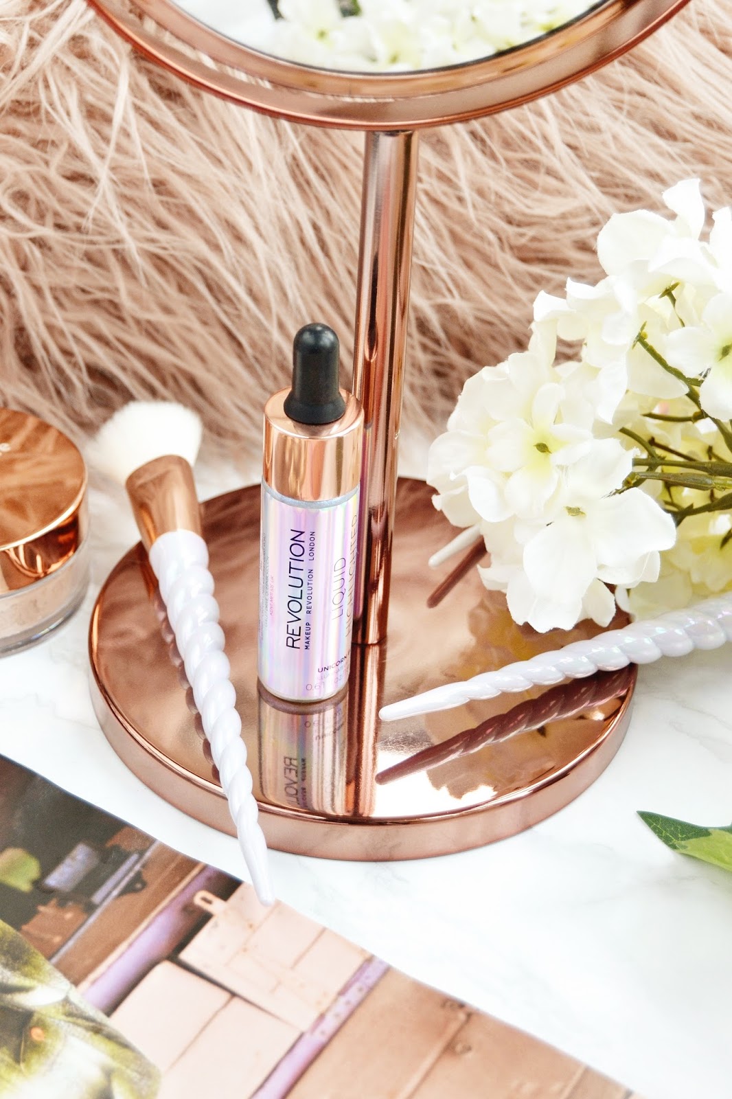 Makeup Revolution Liquid Highlighter Unicorn Elixir Review | Makeup ...