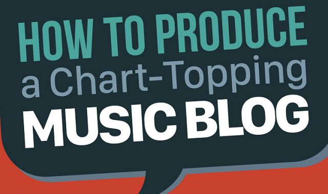 How to Produce a Chart-Topping Music Blog #infographic - Visualistan