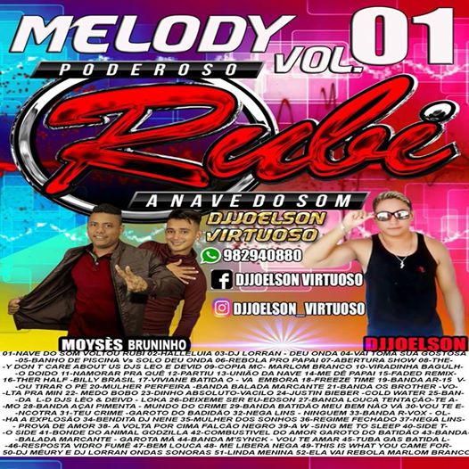 CD MELODY VOL-01 RUBI 2017 DJJOELSON VIRTUOSO - Radio Mania Do Melody