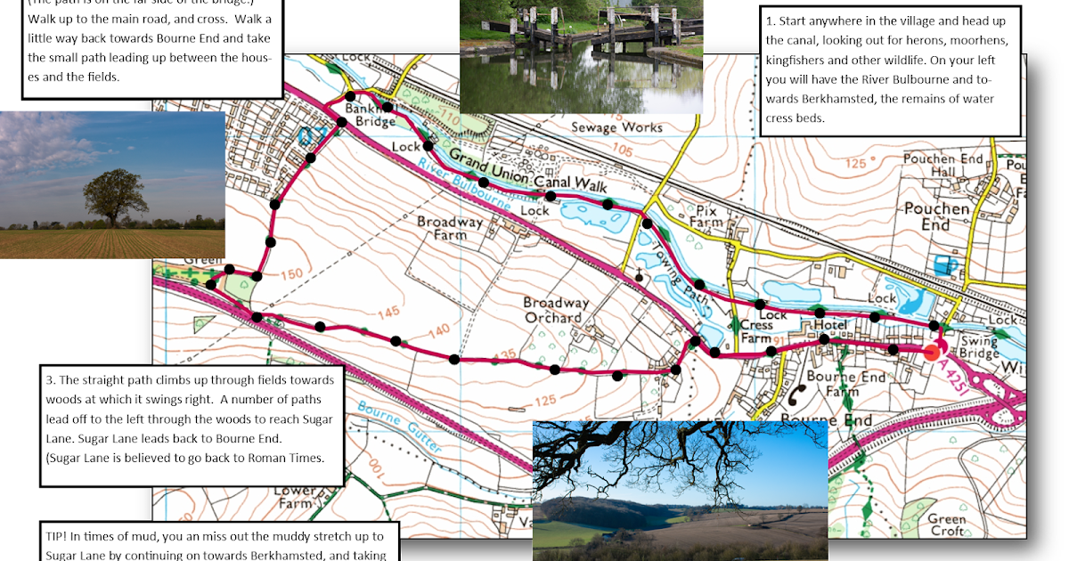A selection of walks around the village