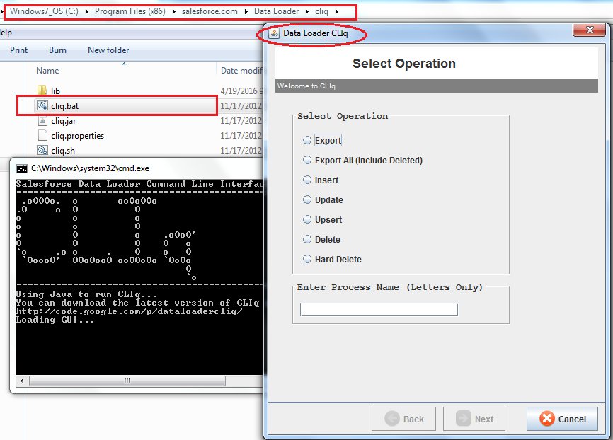 Salesforce On The Go...: Data Loader CLIq (Command Line Interface ...