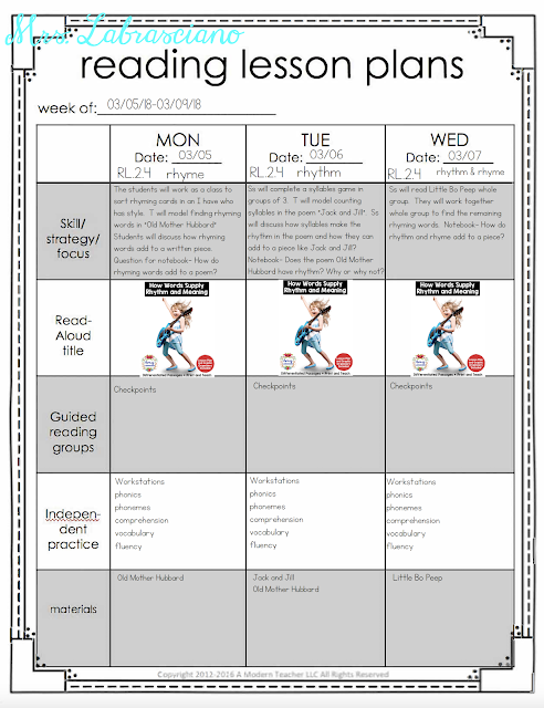 Learning Lessons With Amy Labrasciano: Rhythm, Rhyme and Meaning in ...