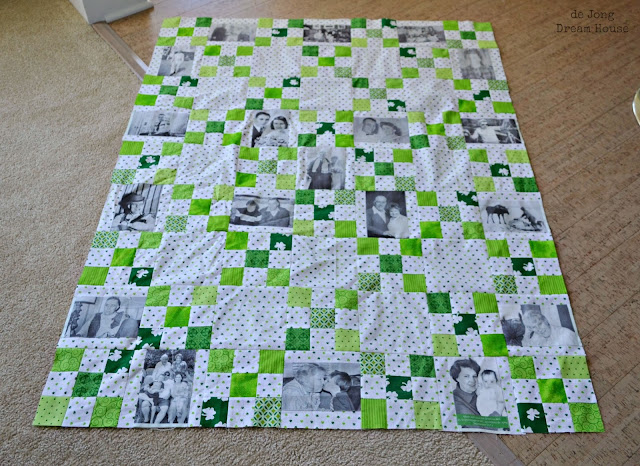 de Jong Dream House: Quilt #9: Irish Chain Memory Quilt