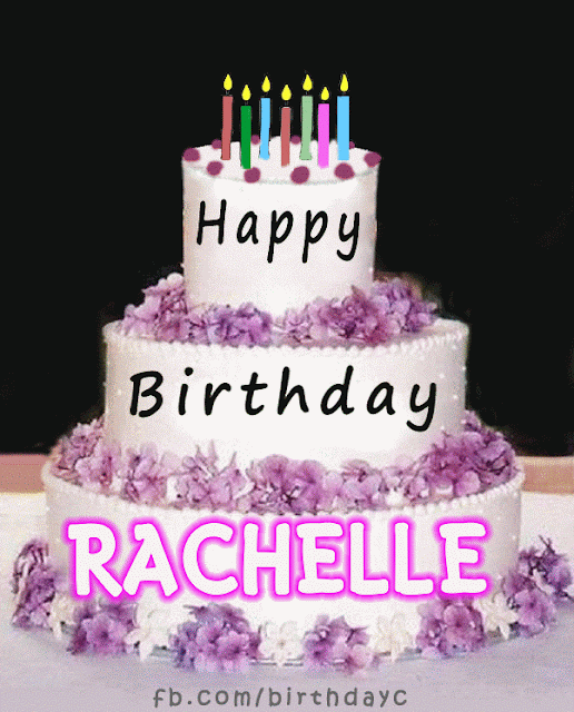 Happy Birthday Rachelle gif images