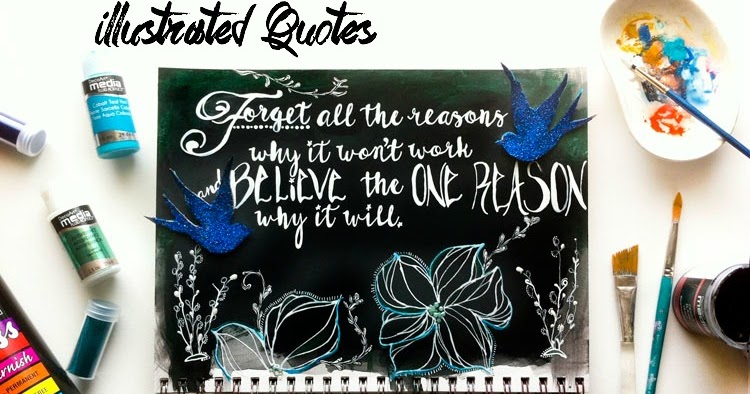 How to Paint Your Own Illustrated Quote | Martice Smith Fine Art ...
