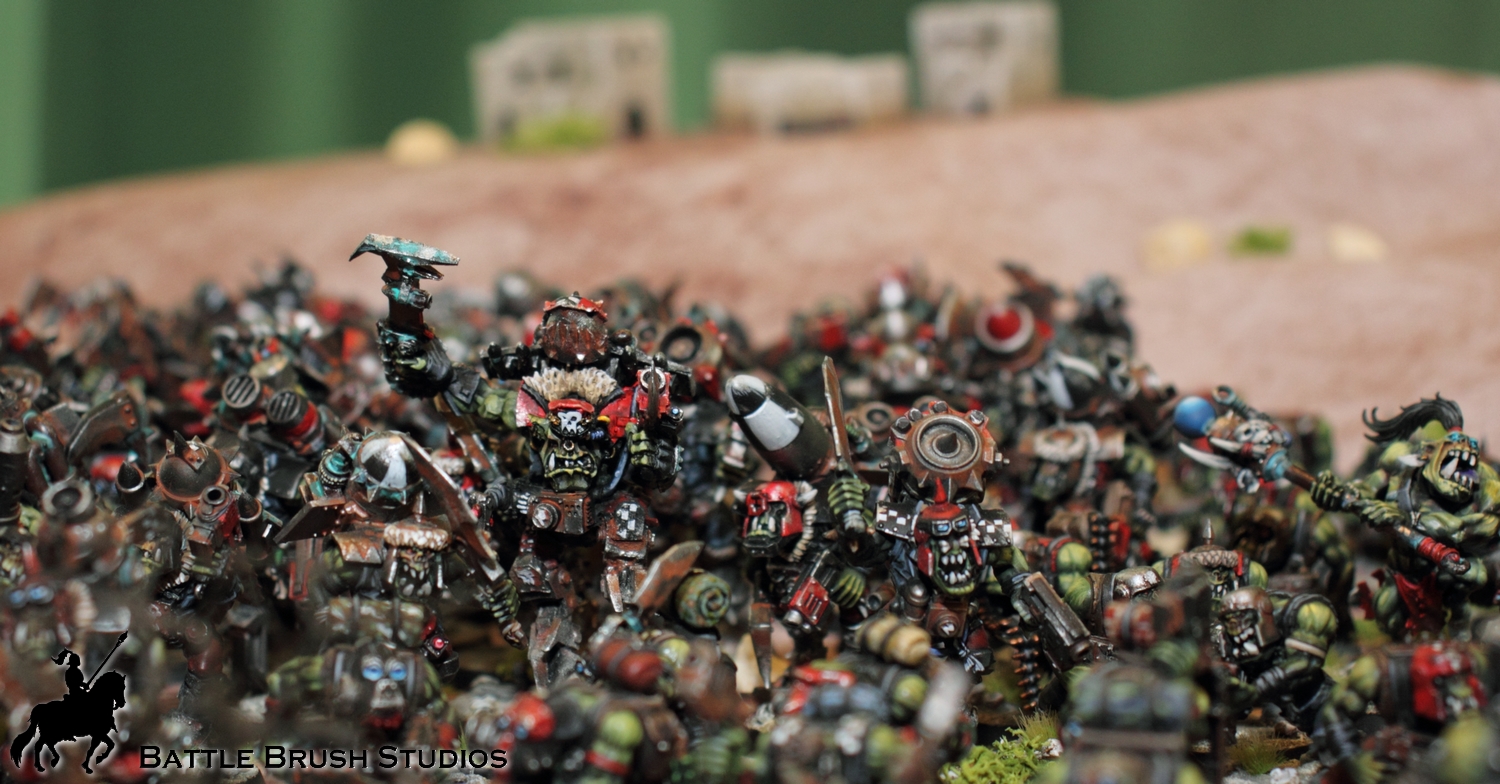 Battle Brush Studios: Showcase: Orks Army Shots