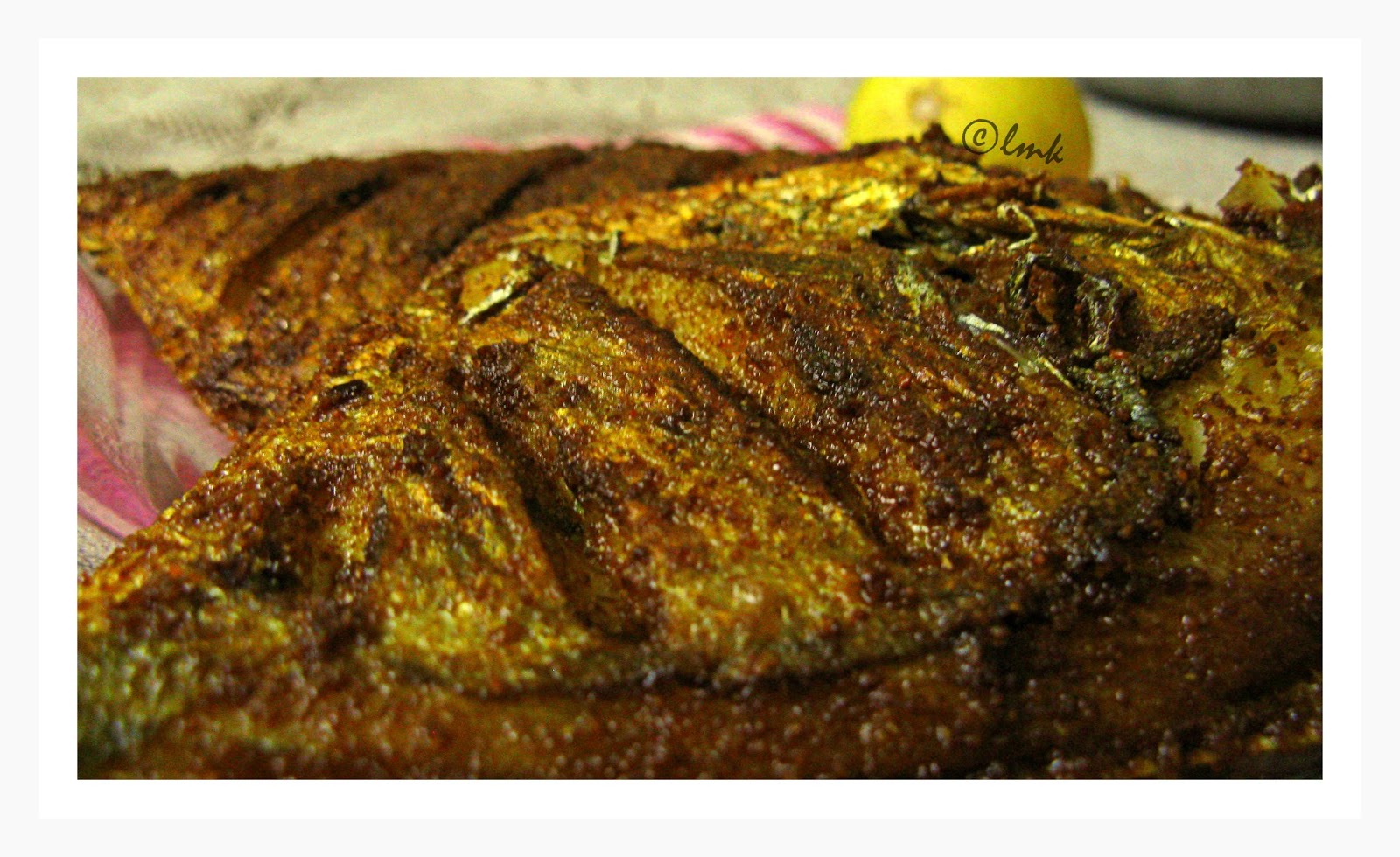 My Kitchen Lab!!!: Karal Meen Porichathu - Fried Pony Fish