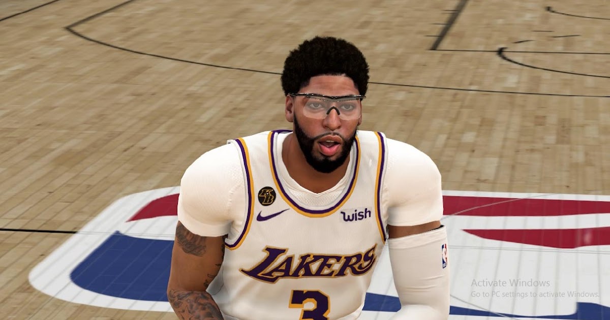 Anthony Davis Cyberface, and Body Model with goggles By James-23 [FOR 2K20]