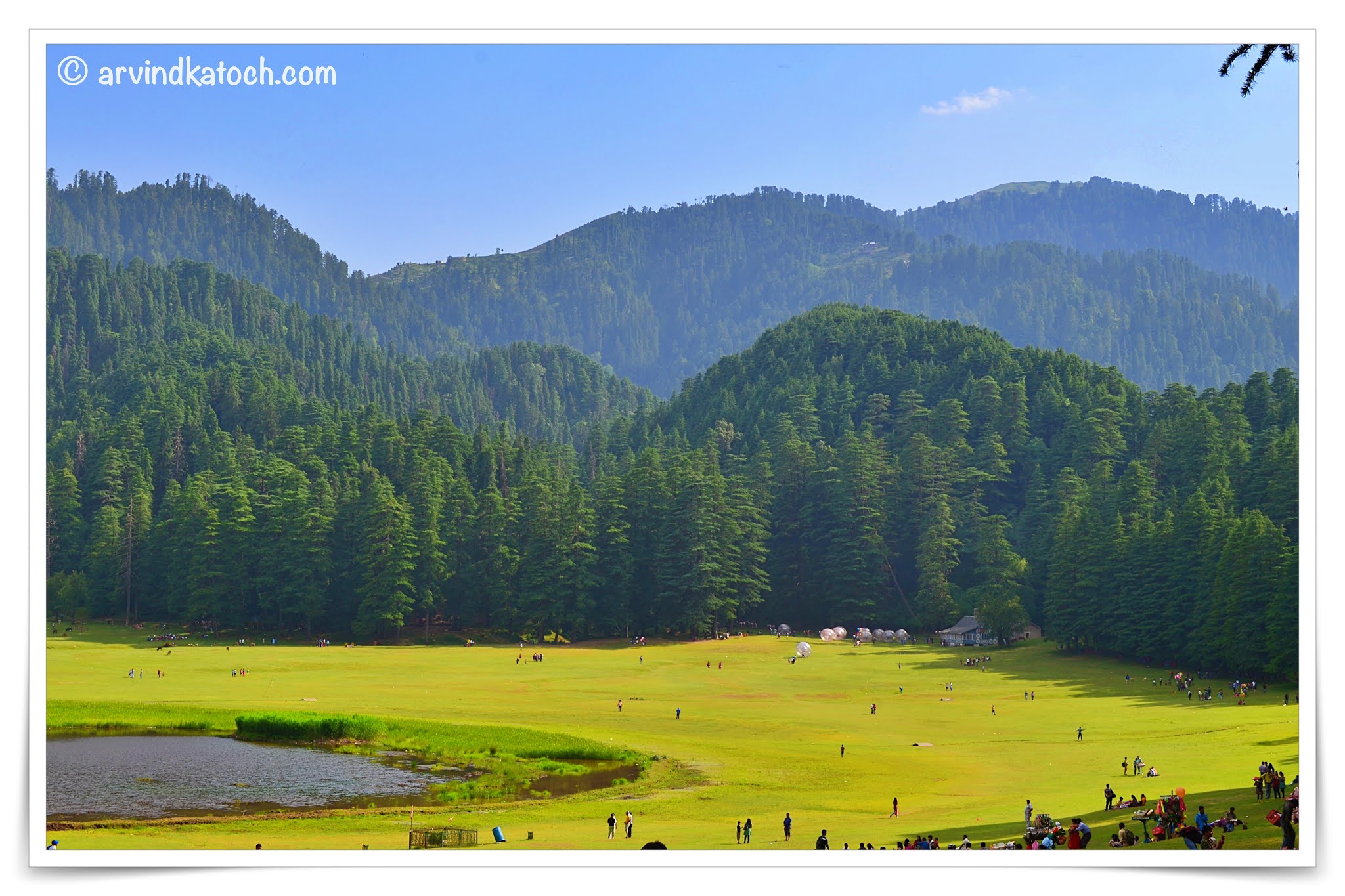 High Definition Beautiful Pictures of Khajjiar (Lake and ground) Chamba