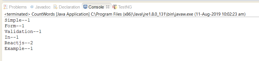 Java Program to Count repeated words in String | SKPTRICKS Java Program to Count repeated words in String | SKPTRICKS