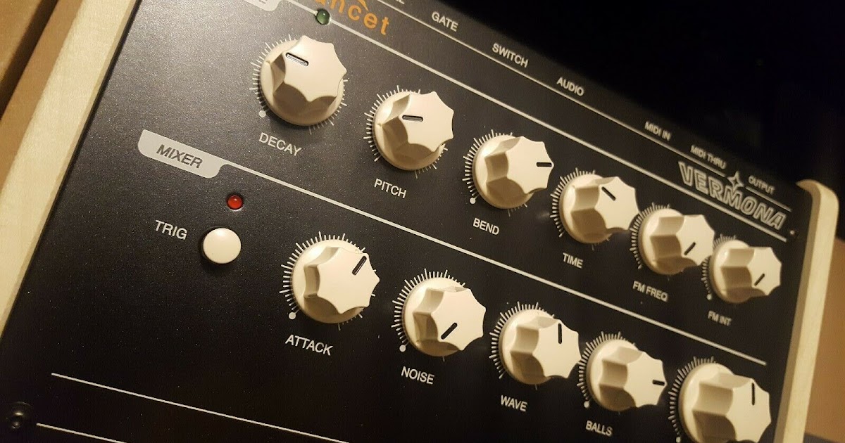 MATRIXSYNTH: VERMONA KICK LANCET ANALOGUE DRUM SYNTH