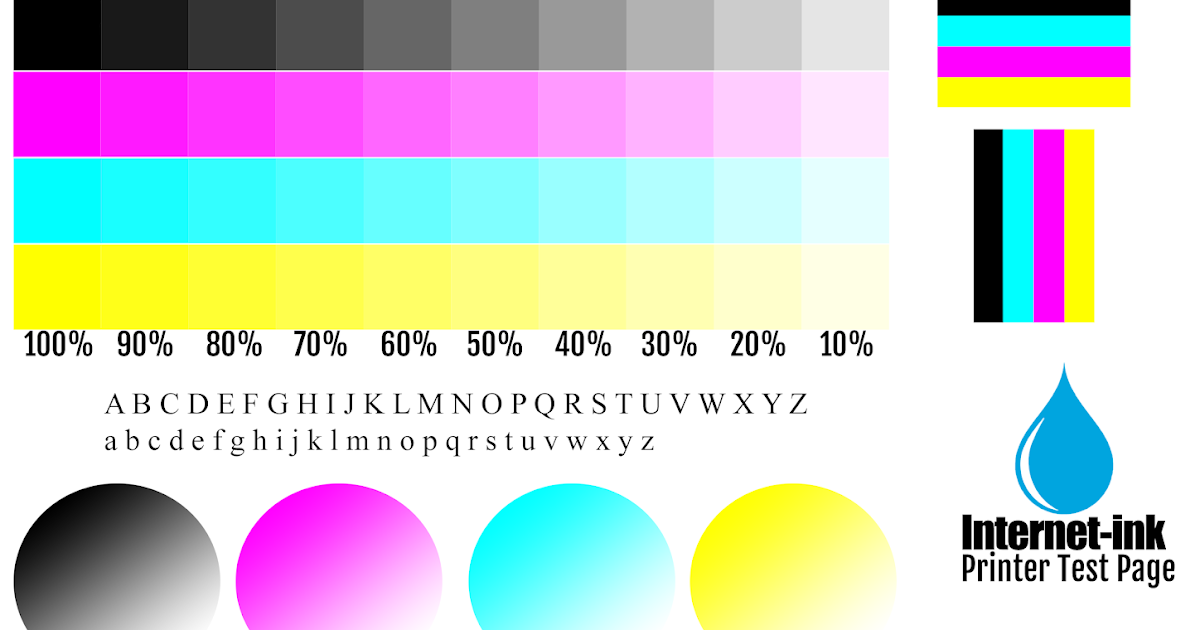 Printer Test Page Color - Fun Coloring