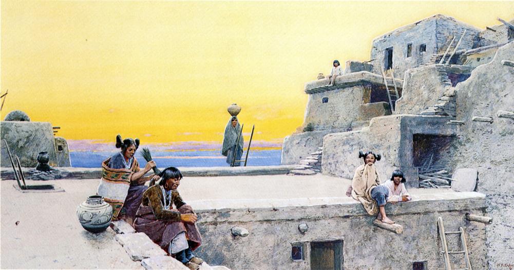 Painting of Henry Farny artist, Henry Farny paintings