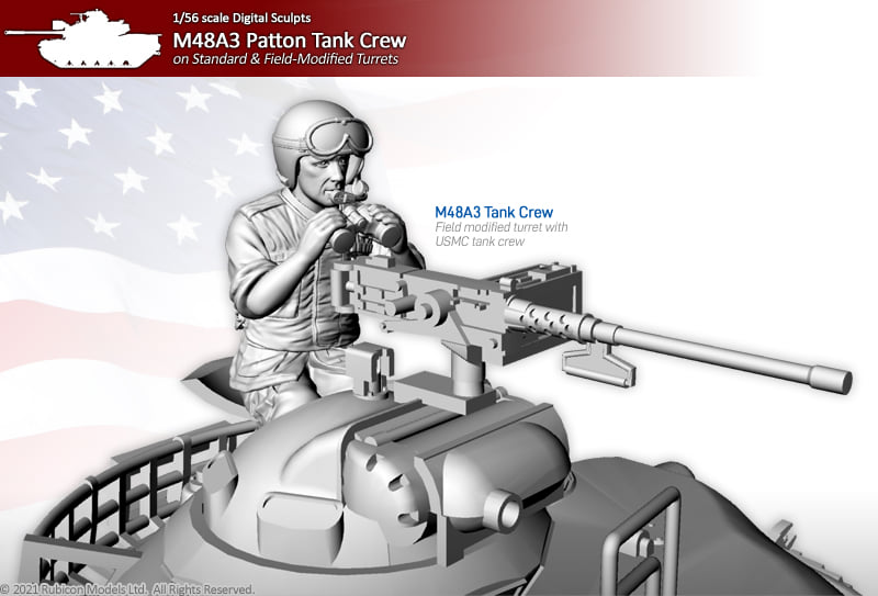 Wargame News and Terrain: Rubicon Models: Plastic US Army & USMC Tank Crew Preview