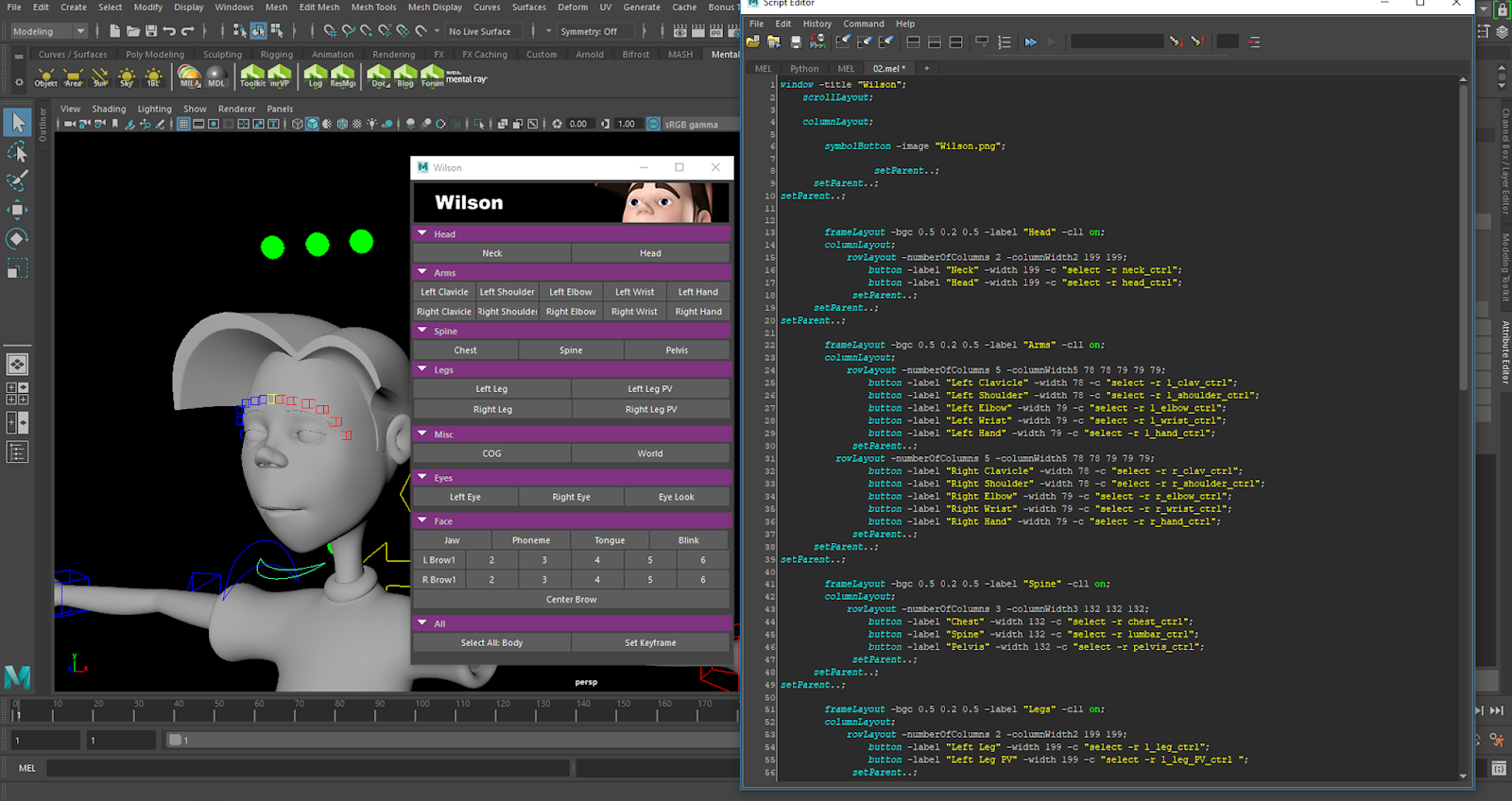 Karolina Urlikyte — CAA, UCA Rochester: Maya #15 - Scripting MEL ...