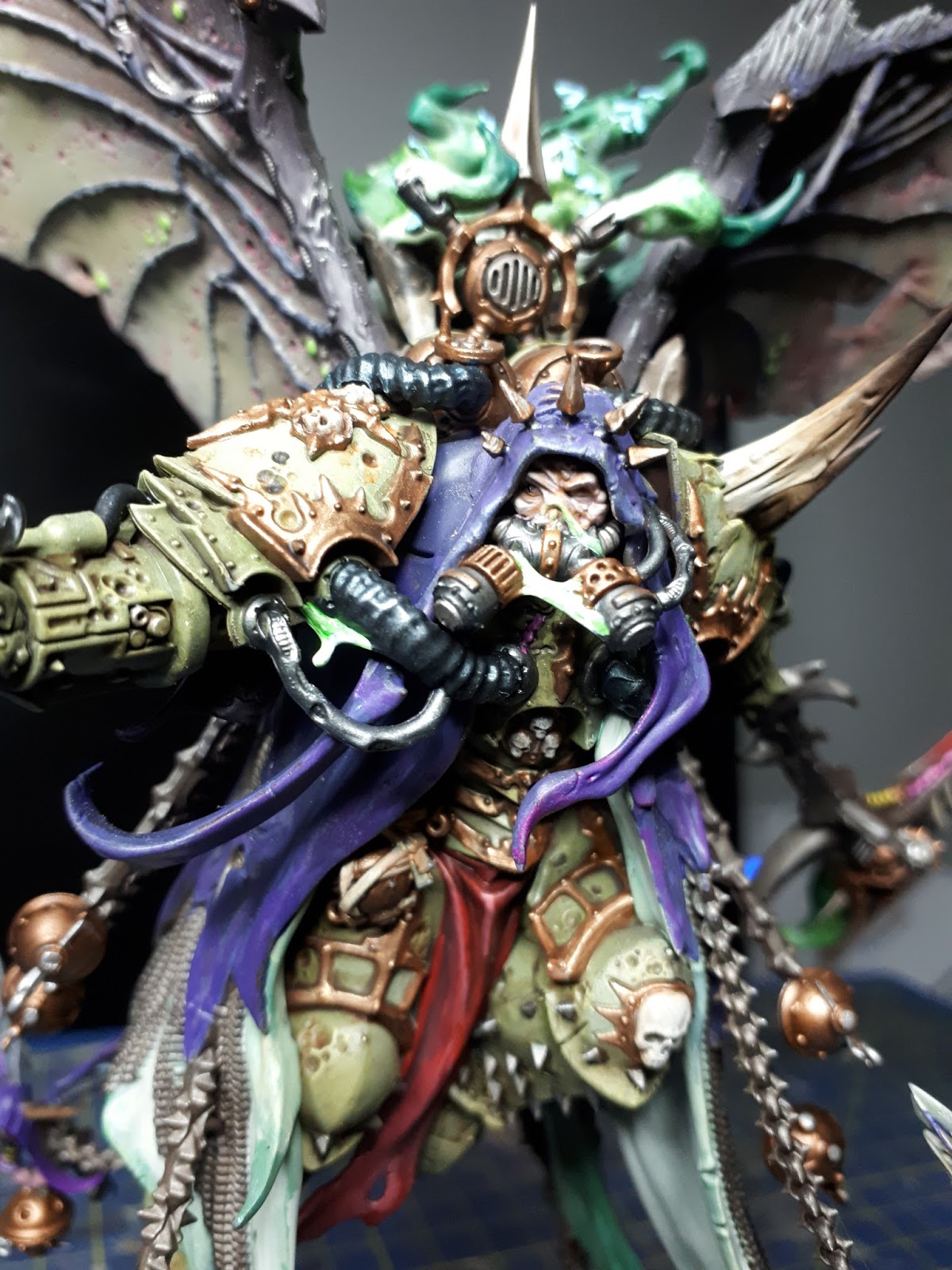 WarGameHobby: Mortarion Daemon Primarch of Nurgle - commission
