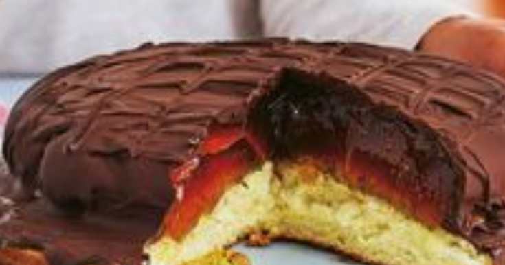 Giant jaffa cake recipe | secretdelicious