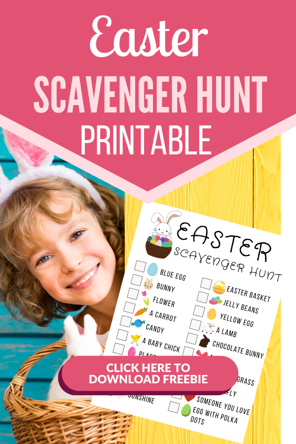 Fun Easter Scavenger Hunt {with FREE Printable}