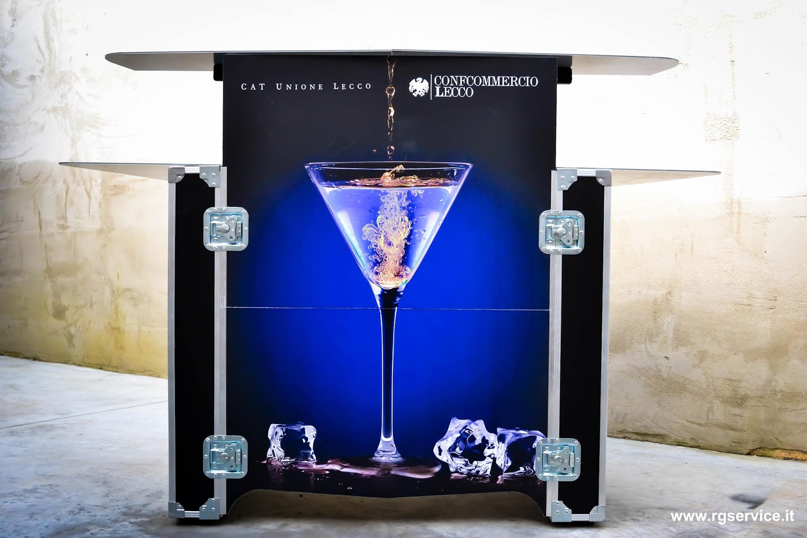 WORKSTATION TROLLEY BAR : Workstation barman portatile