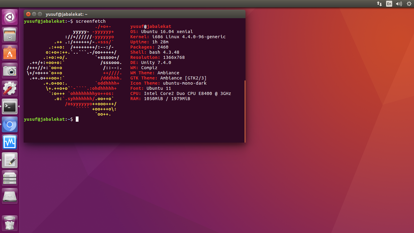 Menampilkan System Info dengan Seni ASCII via Terminal | Sebardi Blog