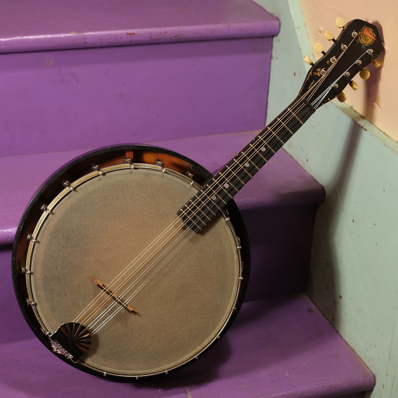1930s Harmony-made Collegiate Resonator Banjo-Mandolin
