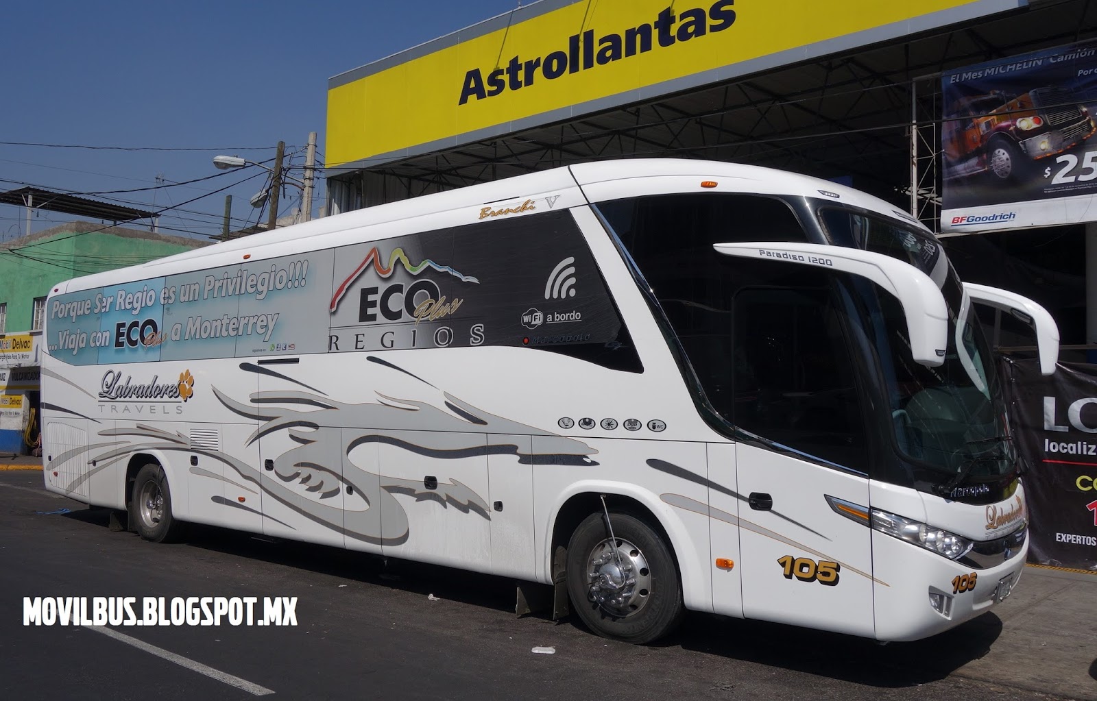 Marcopolo Paradiso 1200 g7 Labradores Travels