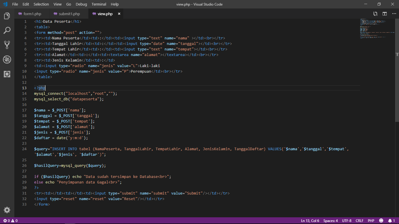 Konsep Menampilkan Data MySQL dengan PHP