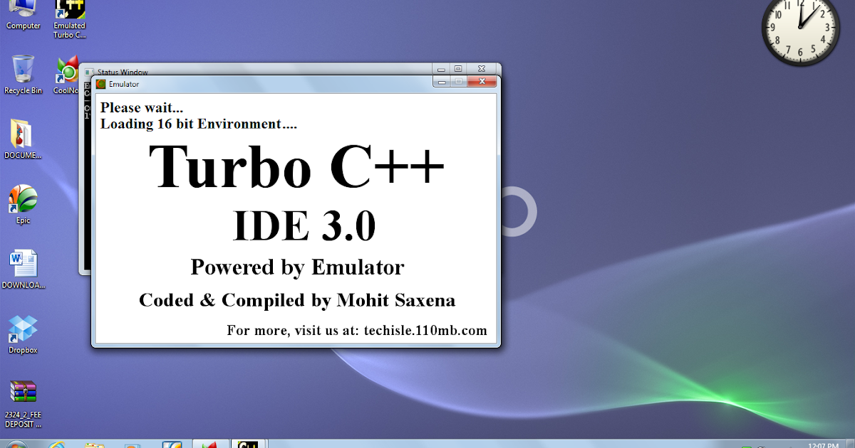 Get the conio library - feedbacksos