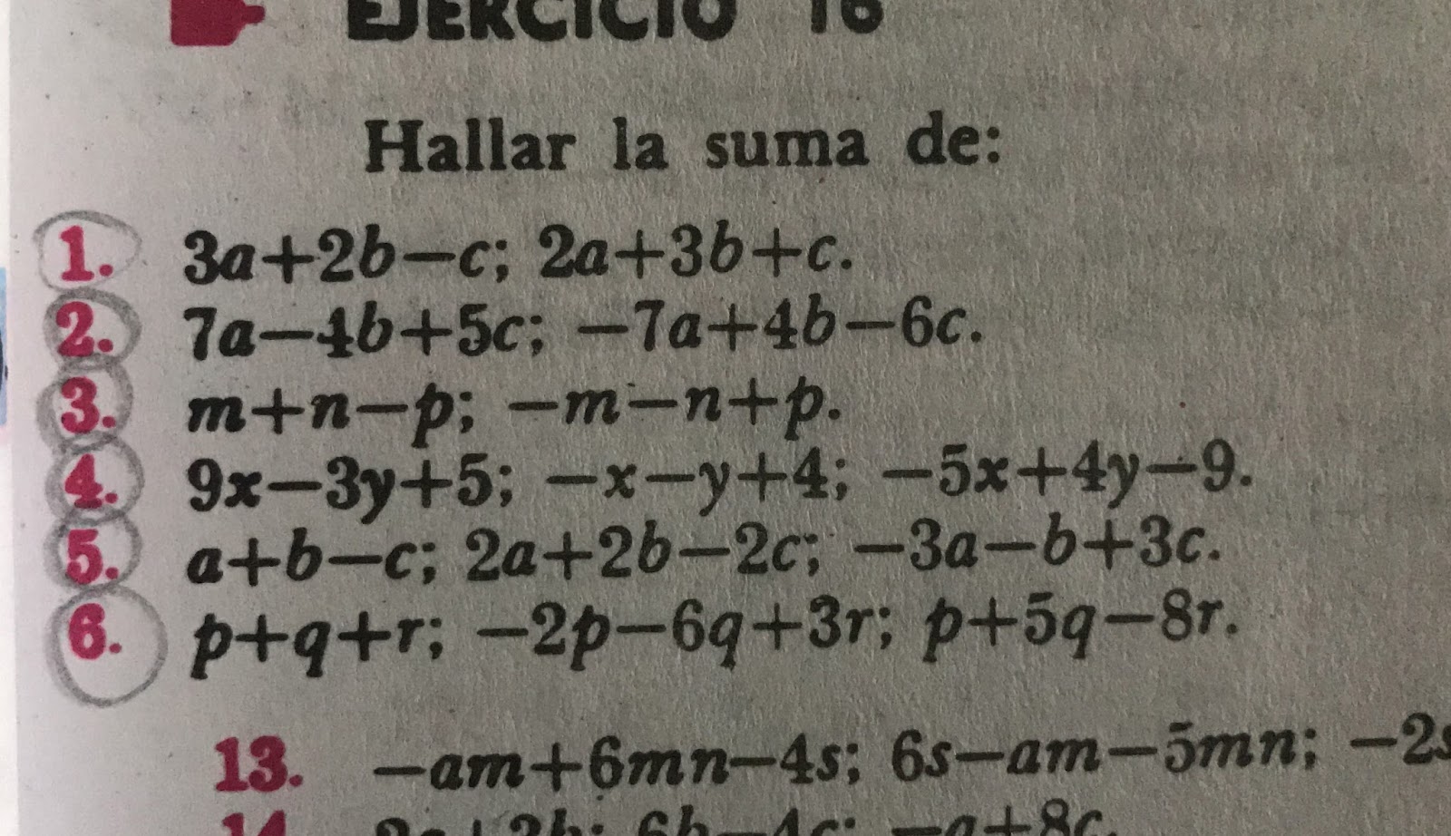 MatemáTICas en Mi Colegio: Ejercicios suma algebraica