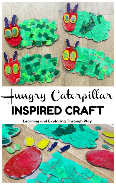 Learning and Exploring Through Play: Very Hungry Caterpillar Craft