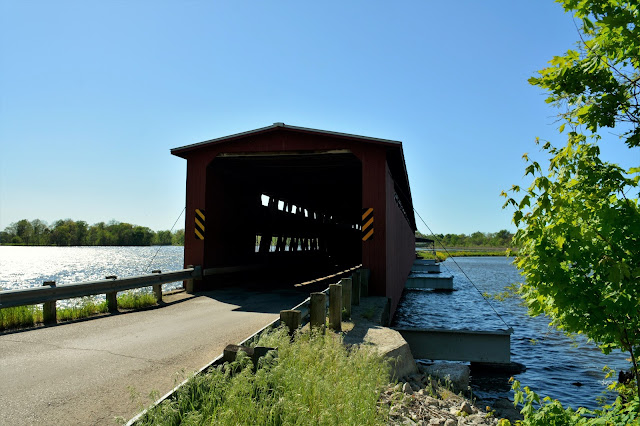 COVERED BRIDGES IN OHIO +: LANGLEY COVERED BRIDGE - CENTREVILLE, MICHIGAN