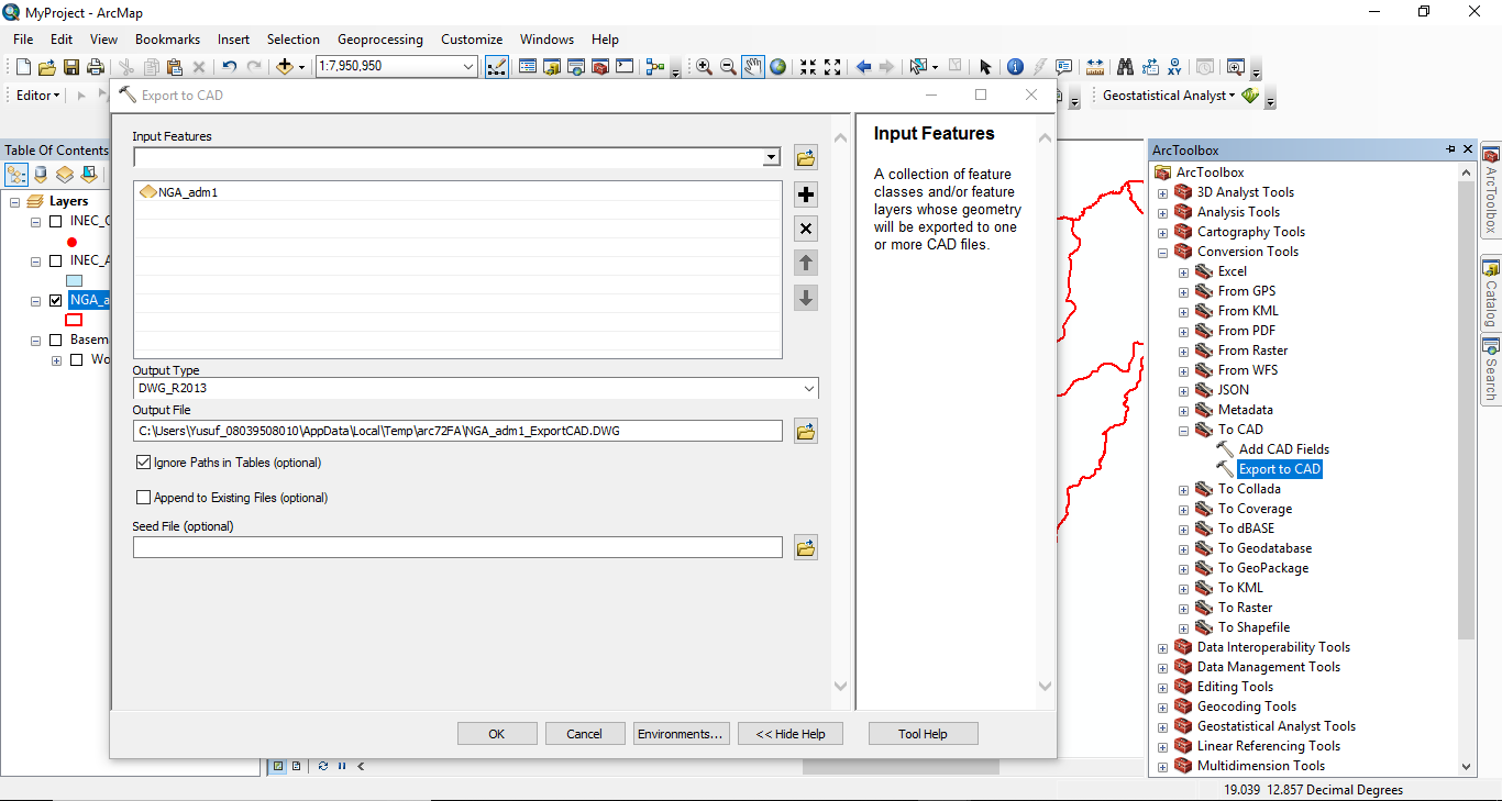 Geospatial Solutions Expert: Map from GIS to CAD