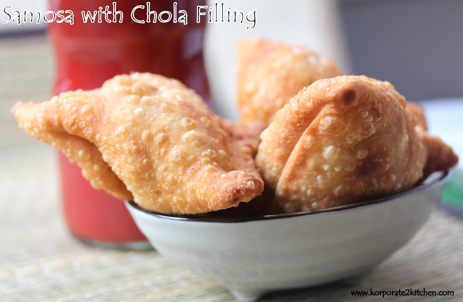Korporate 2 Kitchen: Samosa with Chola Filling
