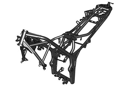 Motorcycle Sport: Yamaha R3 Diamond frame chassis