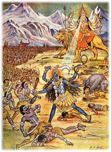 La historia detrás del mito. Navratri: Las nueve noches de Durga.