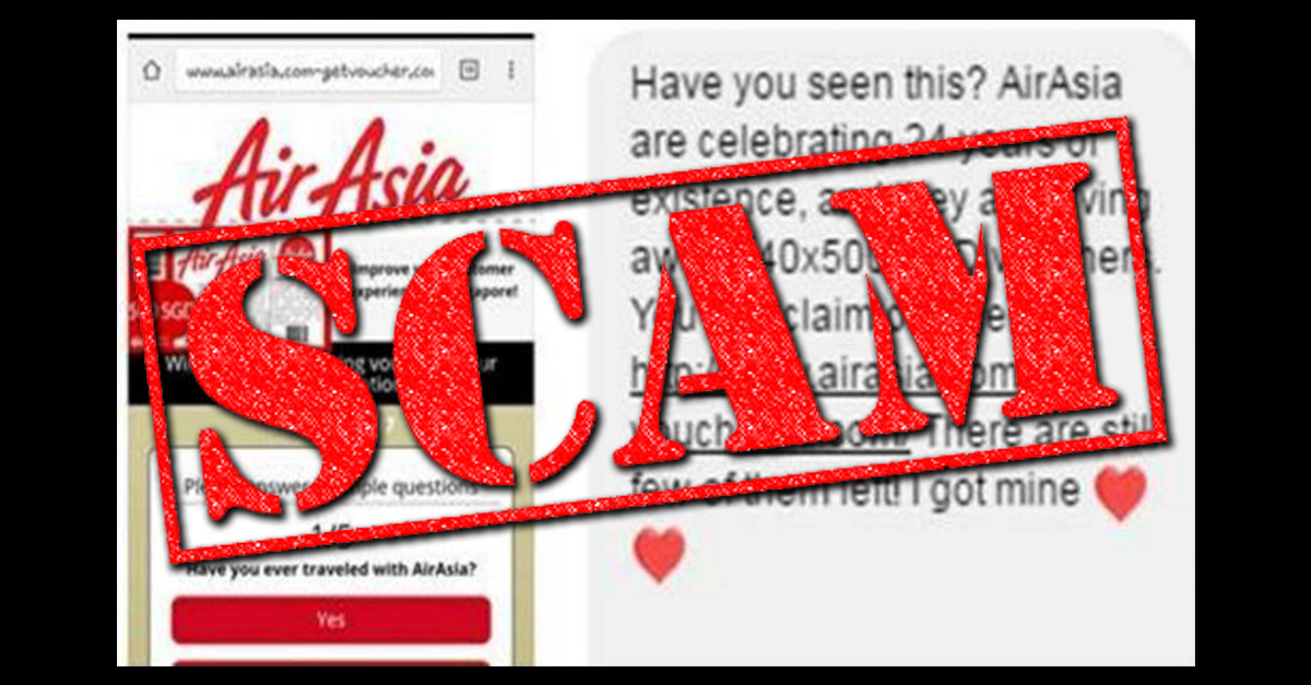Ben Hur Plug Up: [SCAM ALERT!!] AirAsia Warns Members Of The Public To ...