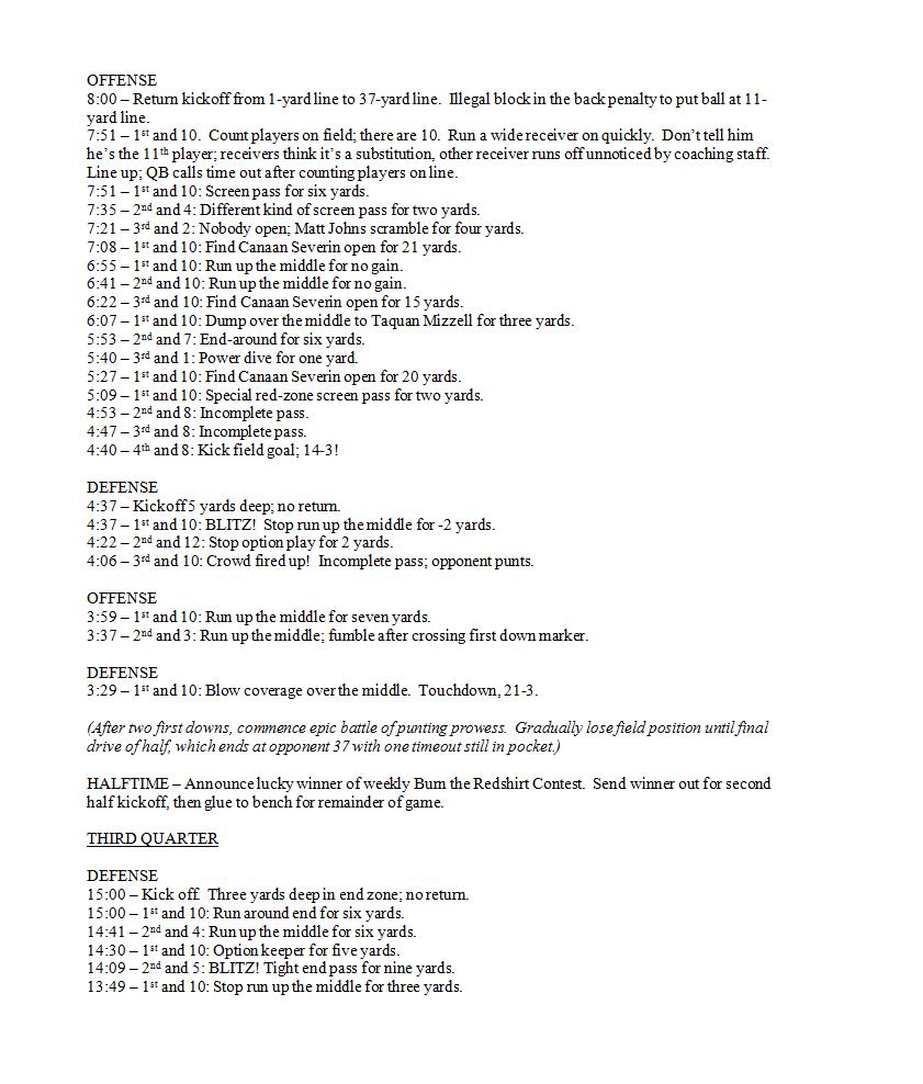 This very "tongue-in-cheek" representation of Virginia's play script is ...