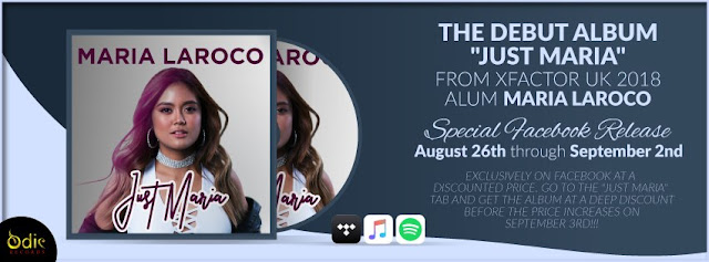 X FACTOR UK FINALIST MARIA LAROCO RELEASES DEBUT ALBUM of 10 ORIGINAL ...