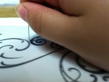 Sweet Eats Cakes: Pin Prick Method for Piping Scroll Work Tutorial