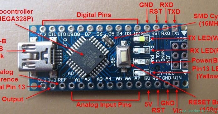 Arduino Uno ile Pro Mini Programlama - Dijital Elektronik Arduino Devre ...