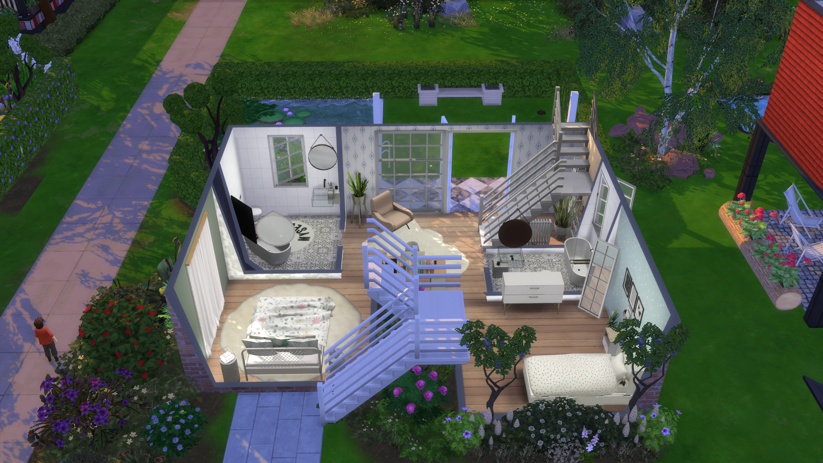 Single Mom House - MMVA Sims 4